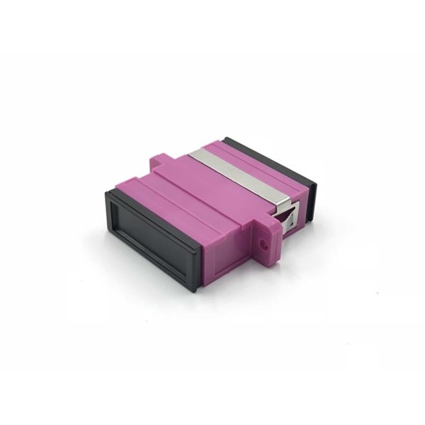 SC Duplex Multimode OM4 Adapter (Violet) – Eono – Fiber Expert